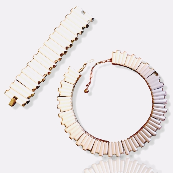 Vintage | Jewelry | 957 Trifari Syncopation Necklace And Bracelet Set ...